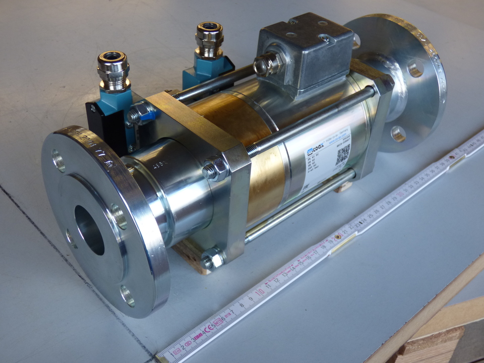 Клапан FK 40 NC DN40 PN40 24V c 2-мя конечными выключателями