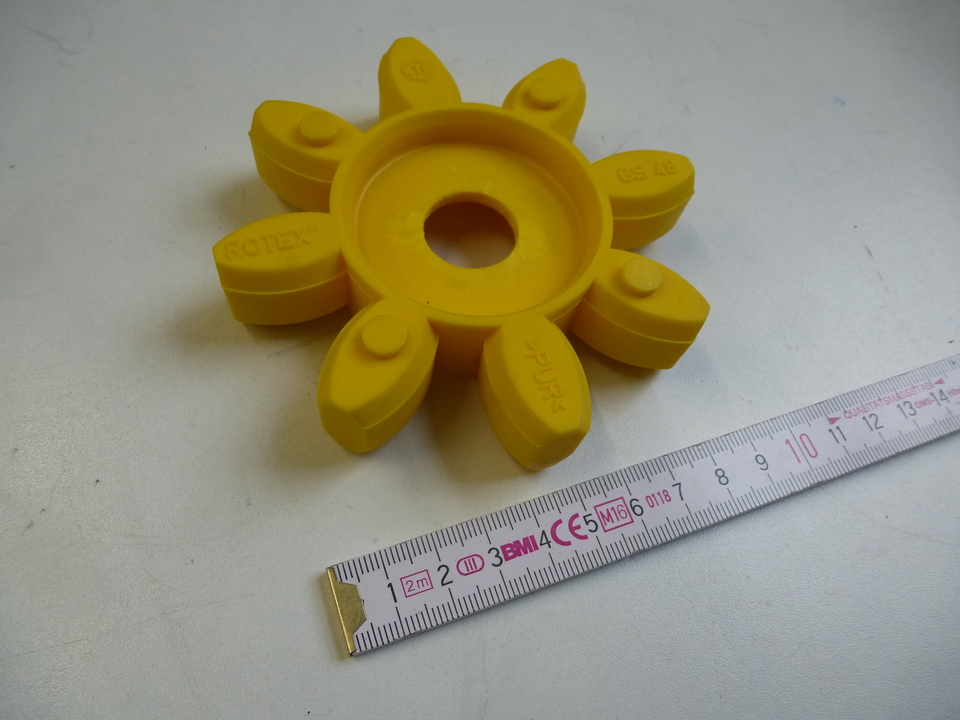 Звездочка желтая для муфты Rotex GS 48 | Ловел - промышленное оборудование